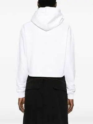Balmain Logo-print Hoodie - Neutrals