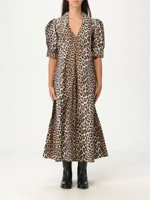 Ganni Leopard/cheetah Print Day Dresses