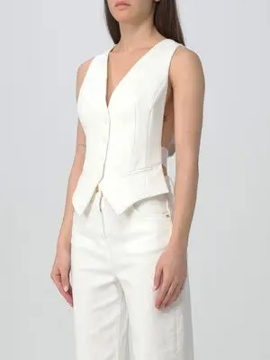 Elisabetta Franchi Waistcoat - Yellow Cream