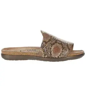 Naot Skylar Sandal In Golden Python Leather - Brown