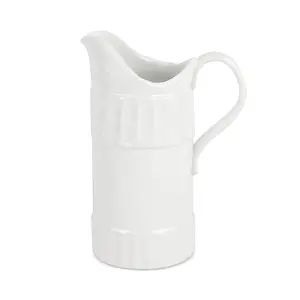 VIETRI Pietra Serena Medium Pitcher - White