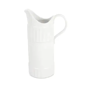 VIETRI Pietra Serena Tavern Pitcher - White
