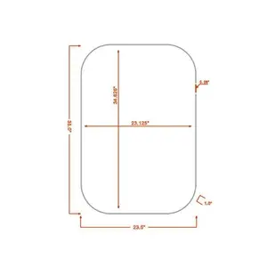 SURYA Auburn Accent Mirror