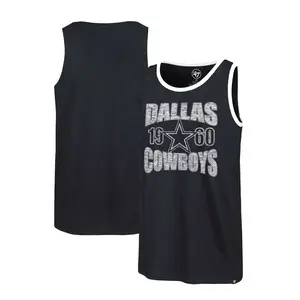'47 Dallas Cowboys Upload Franklin Tank Top - Navy