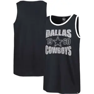 '47 Dallas Cowboys Upload Franklin Tank Top - Navy
