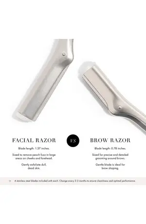 TWEEZERMAN Brow Razor - Silver