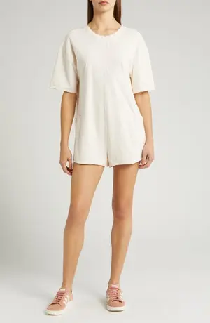 Free People Free People Movement Hot Shot T-Shirt Romper Bleached Clay