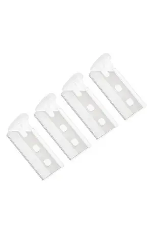 TWEEZERMAN 4-pack Brow Razor Replacement Heads - Silver