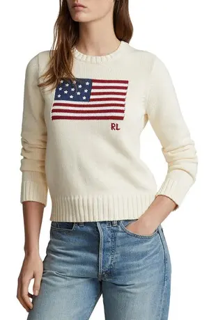 Polo Ralph Lauren Flag Crewneck Sweater
