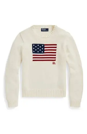 Polo Ralph Lauren Flag Crewneck Sweater