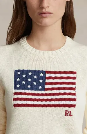 Polo Ralph Lauren Flag Crewneck Sweater