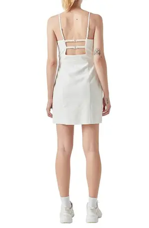 GREY LAB Strappy Back Minidress