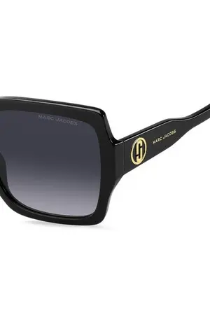 Marc Jacobs 55mm Gradient Square Sunglasses