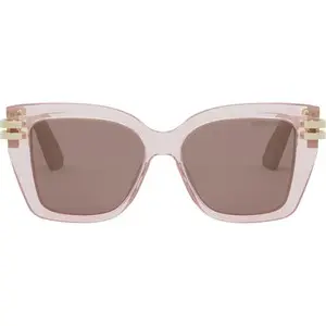 Dior DIOR C S1I 52mm Square Sunglasses Pink / Other / Violet