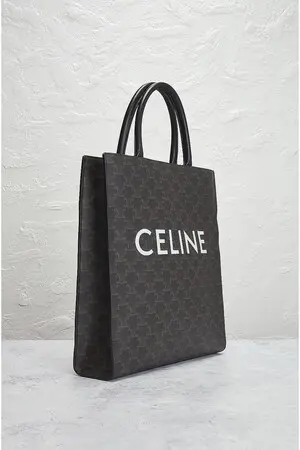 Celine Vertical Cabas Tote Bag - Brown