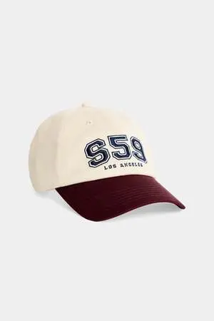 Splits59 Cotton Canvas Cap Creme/dark Cherry
