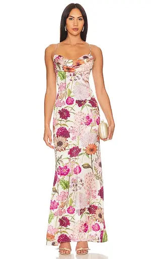 Katie May Tara Gown - Pink Daisy