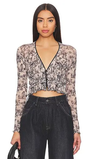 Only Hearts Afternoon Delight Ruched Cardigan Top