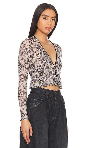 Only Hearts Afternoon Delight Ruched Cardigan Top