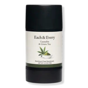 Each & Every Cannabis & Green Tea Worry Free Natural Deodorant