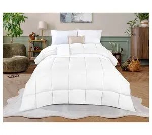 SUPERIOR Monochrome Basket Weave Comforter, Ful L/queen - One-color