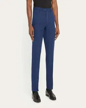 Incotex Chinolino Trousers - Dark Blue