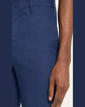 Incotex Chinolino Trousers - Dark Blue
