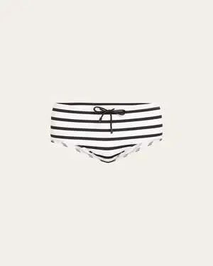 Vilebrequin Stripe Swim Bottoms - Noir/white
