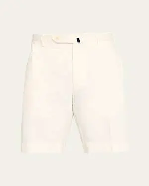 Incotex Chinolino Straight Leg Shorts - Avorio