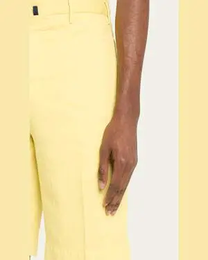 Incotex Chinolino Straight Leg Shorts - Giallo