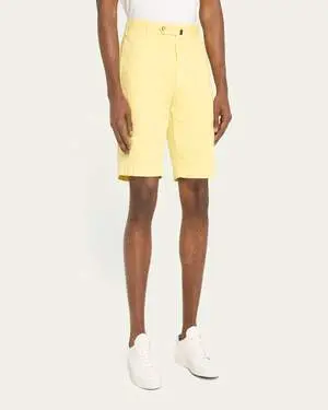Incotex Chinolino Straight Leg Shorts - Giallo
