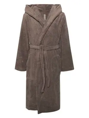 Rick Owens Pentagram Cotton Bath Robe - Neutrals