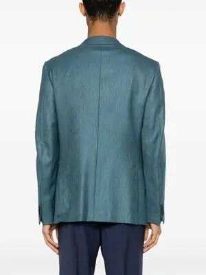 Zegna Twill Single-breasted Blazer
