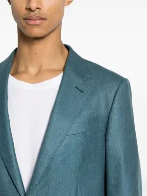 Zegna Twill Single-breasted Blazer