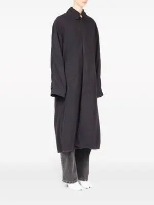 MAISON MARGIELA Peached-cotton Trench Coat - Black