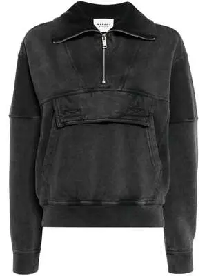 MARANT ETOILE Phenix Zip-up Sweatshirt - Grey
