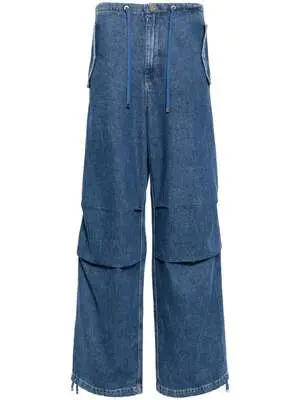 DION LEE Parachute Straight-leg Jeans - Blue