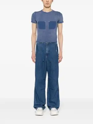 DION LEE Parachute Straight-leg Jeans - Blue