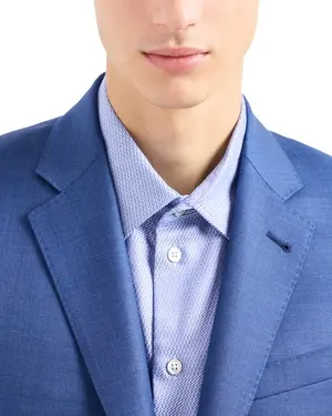 Emporio Armani G Line Regular Fit Notch Lapel Suit - Blue