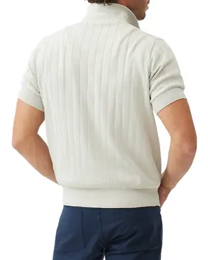 Rodd & Gunn Freys Crescent Knit Short Sleeve Polo Sweater