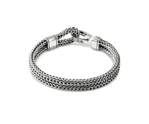 John Hardy Sterling Double Row Bracelet