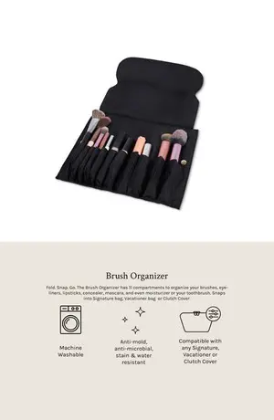 KUSSHI Brush Organizer Clutch - Pink