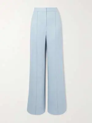 Adam Lippes Canvas Wide-leg Pants - Light Blue