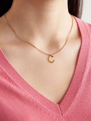 ROXANNE ASSOULIN Initial Reaction Necklace
