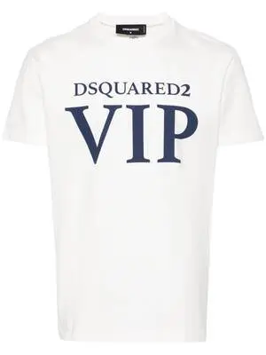 Dsquared2 Logo-print Cotton T-shirt - White