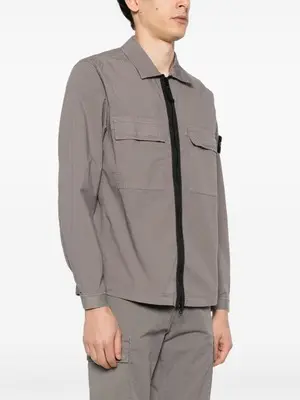 Stone Island Compass-badge Shirt Jacket