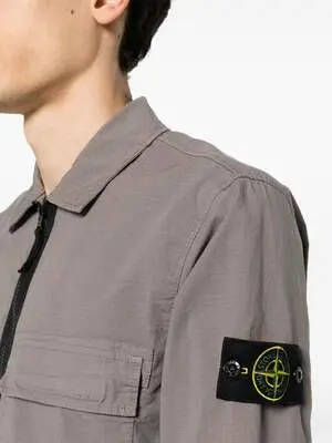 Stone Island Compass-badge Shirt Jacket