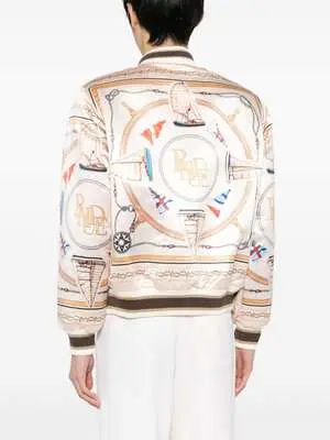 Rhude X Nautica Satin Bomber Jacket