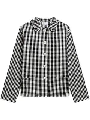 AGNÈS B. Gingham Button-up Shirt