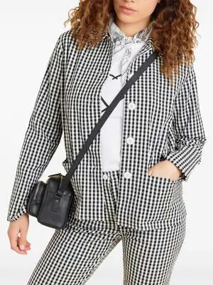 AGNÈS B. Gingham Button-up Shirt